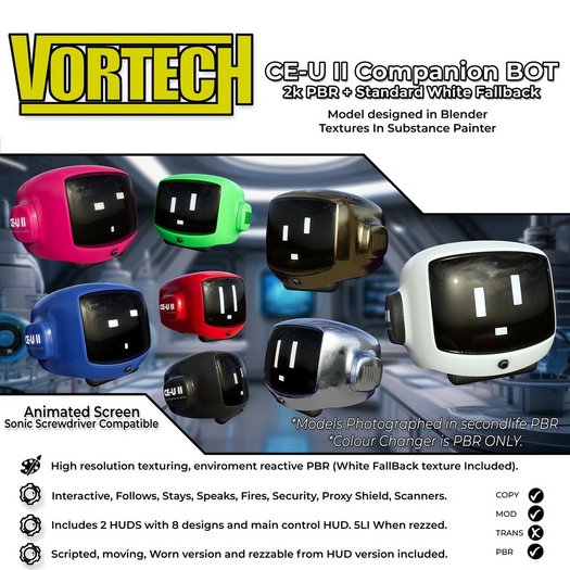 Second Life Marketplace - CE-U II Ineractive BOT